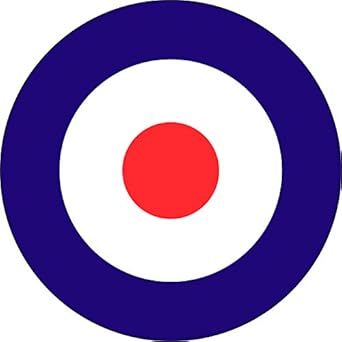 Amazon.com: Mod Ska Target (Red White And Blue) - 1" Button / Pin: Clothing