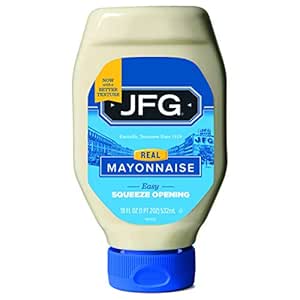 Amazon.com : Jfg Regular Squeeze Mayonnaise, 18 Oz (Pack Of 12 ...