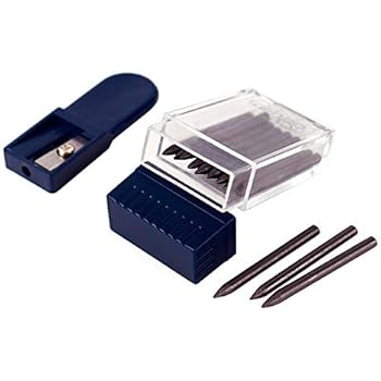 Amazon.com : Looneng Lead Pointer Sharpener and 2mm Compass Leads Set ...