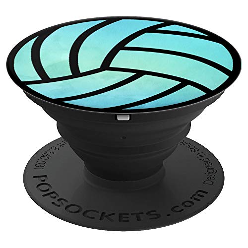 Volleyball Blue Watercolour PopSockets PopGrip: Swappable Grip for ...