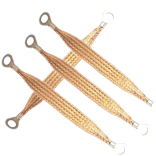 NANSH Automotive Universal Engine Grounding Braided Copper Straps Earth ...