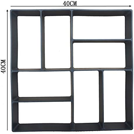 Bingopaw Plastic Path Maker Mould 40X40cm Paving Concrete mould ...
