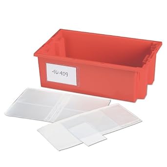 Amazon.com: AIGNER Bin Buddy Self-Adhesive Bin Label Holders - 6x4 ...