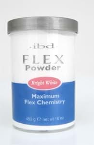 Amazon.com : IBD Flex 71833 Powder, Bright White, 16 Ounce : Nail ...