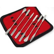 Micro Spatula Laboratory CHYDST 3 PCS Lab Spatula Set - Stainless Steel ...