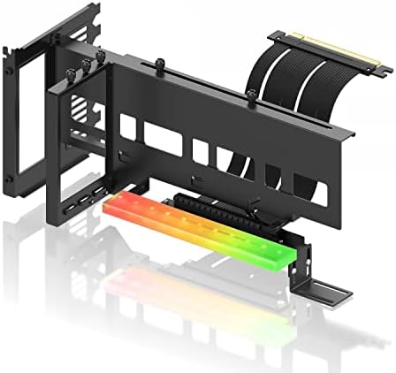 EZDIY-FAB Vertical PCIe 4.0 GPU Mount Bracket Graphic Card Holder with ...