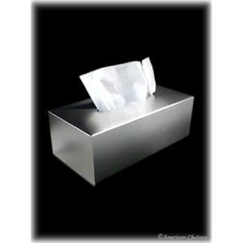 Amazon.com: M2cbridge Metal Facial Tissue Box Cover Holder Lay On or ...