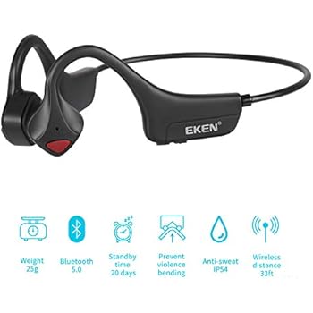 Amazon.com: Bluetooth Bone Conduction Headphones - Open Ear Stereo ...