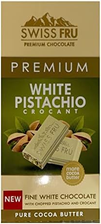 سعر شيكولاتة بيضاء فاخرة مع قطع الفستق من سويس فرو، 80 جرام فى مصر ...