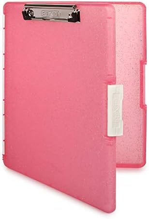 Dexas Slimcase 2 Plastic Clipboard with Storage and Side Opening, Pink ...