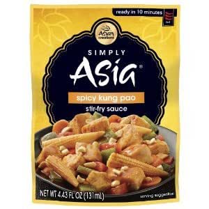 Amazon.com : Simply Asia Sauce Packet, Stir Fry, Kung Pao, 4.4300 ...