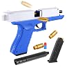 Youlechen Toy Gun with Soft Bullets Ejectinging Magazine Pull Back ...