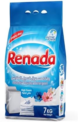 سعر RENADA POWDER DETERGENT 7KG - HIGH FOUM فى السعودية | بواسطة امازون ...