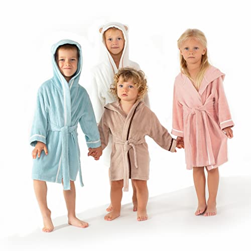 Premium Soft Bath Robe for Toddlers Babies Kids - Rayon from Organic ...