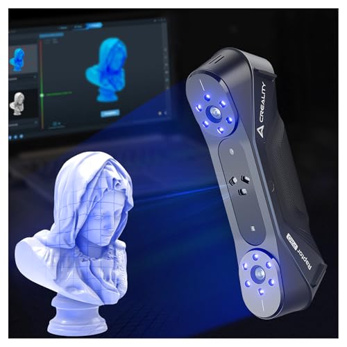 Creality Raptor Pro 3D Scanner, High-Precision 0.02mm Metrology-Grade 3D Scanner for 3D Printing ...