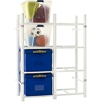 Bin Warehouse DFAE2M2X4BW0408 Tote Storage System for 8-Totes - Closet ...