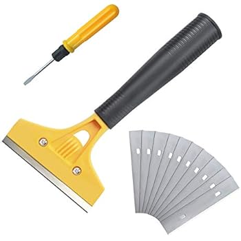 Amazon.com: 4-Inch Scraper Blades, Kattool 100PCS Replacement Scraper ...