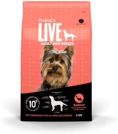 ProBiotic LIVE Dog Dry Food Mini Breeds Adult (Salmon, 2 kg) price in ...
