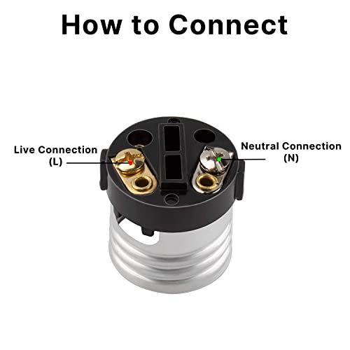 DiCUNO E26 Vintage Lamp Socket, UL-Listed, Edison Bulb Pendant Light ...