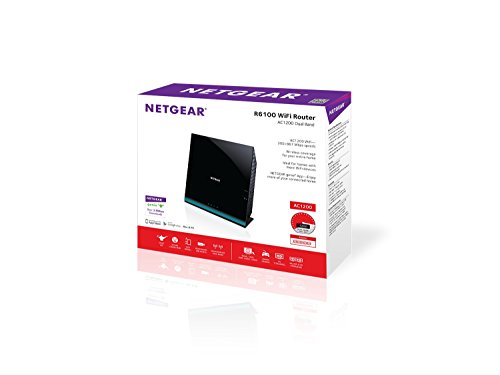 NETGEAR AC1200 Dual Band Wi-Fi Router Fast Ethernet w/USB 2.0 (R6100 ...