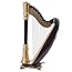 Amazon.com: Harp 18 Note w Case Music Box Replica Musical Instrument ...
