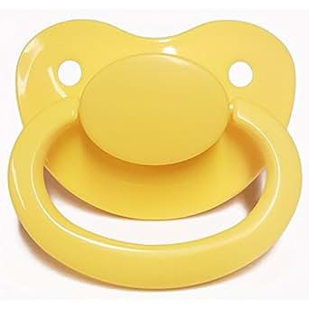 Amazon.com: Adult Pacifier (Yellow): Clothing