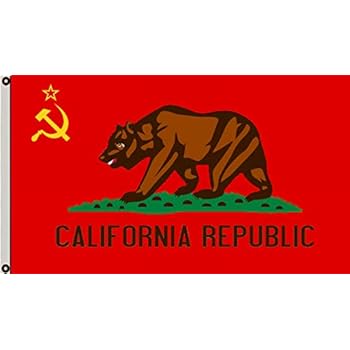 Amazon.com : Flag Of Communist California Republic Breeze 3 X 5 Flag ...