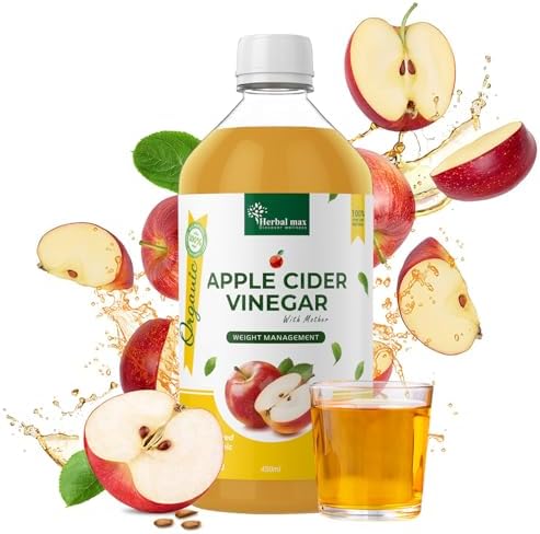 Herbal max Apple Cider Vinegar Juice with mother For Weight Management ...