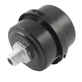 Uxcell a15033100ux0187 Metal Air Compressor Intake Filter Muffler ...