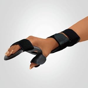 Bort Volar Splint for Wrist and Finger Brace / Right Hand / Charcoal ...