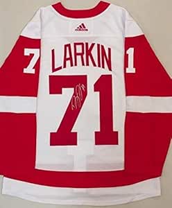 Dylan Larkin Autographed Adidas Detroit Red Wings Road Jersey ...