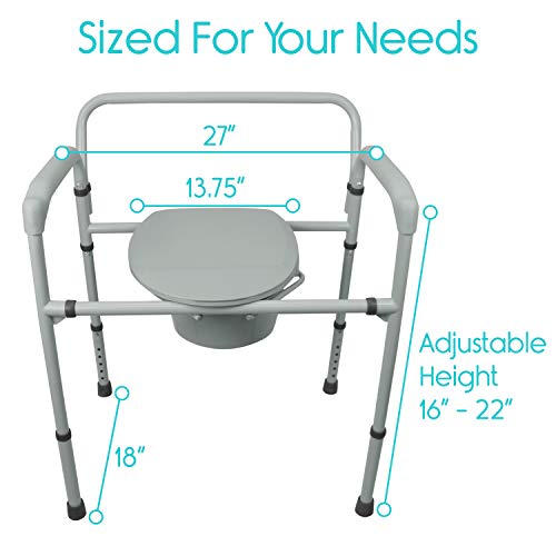 15 Medical Bedside Toilet | Widest