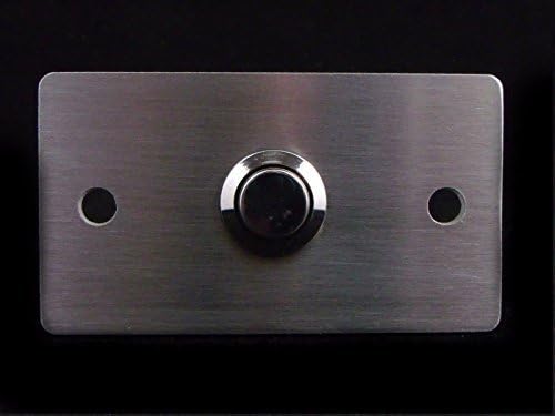 Plaque de sonnette en acier inoxydable V2 A Sonnette encastré Panneau ...