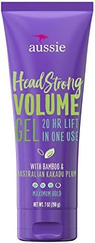 Aussie Volumizing Hair Gel - Headstrong Volume Gel with Bamboo & Kakadu ...