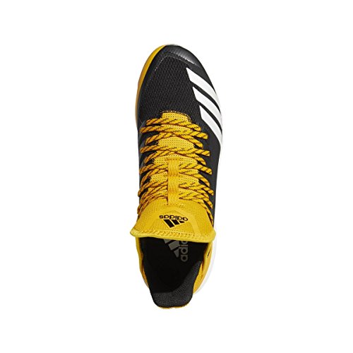 adidas Icon 4 Cleat – Mens Baseball 10.5 Black/Cloud White/Yellow ...