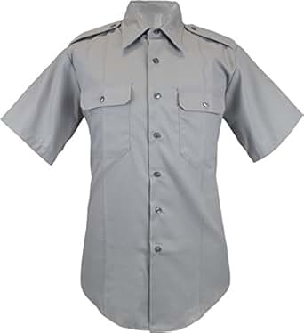 Amazon.com: JROTC Male Short Sleeve Gray Shirt: Clothing
