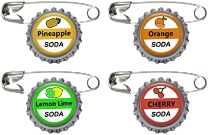 SENTICUM 4 Soda Bottle Cap Pins Set #1 price in Saudi Arabia | Amazon ...