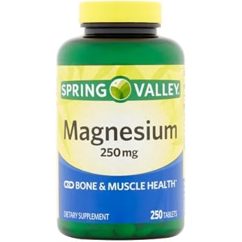 Amazon.com: Spring Valley Magnesium Bone & Muscle Health 250 Mg 250 Tb ...