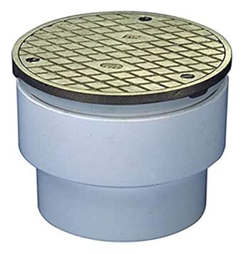 Zurn CO2452-PVC PVC Adjustable Finished Area Cleanout with Nickel ...
