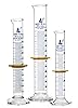 Premium Graduated Cylinder Set - 50mL, 100mL & 250mL - ASTM, Class A ...