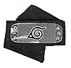 Naruto Headband 4 Pack with Metal Plated Cosplay Leaf Village Sand Veil ...