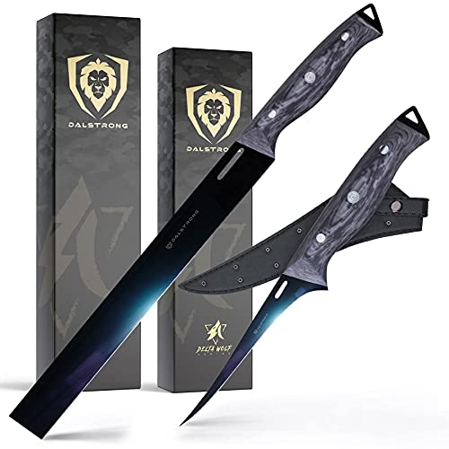 Dalstrong Delta Wolf Series Slicing & Carving Knife 12" Bundled with ...