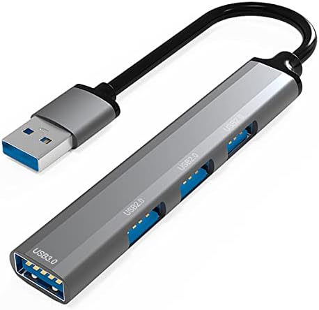 Welfare Mini USB A Hub Extensions, 4-Port USB 3.0 & USB 2.0 Ultra Slim Hub, Portable Multi USB ...