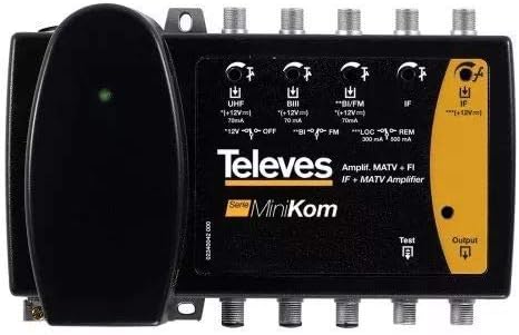 Televes minikom matv Amp-fi/4e 1s"f"/bi-fm-u-fi biii: Amazon.it: Fai da te