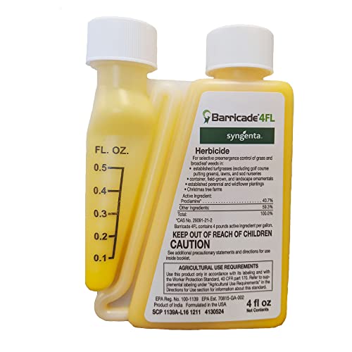 Syngenta Barricade 4FL Herbicide - Pre-Emergent Weed Control - Long ...