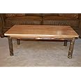 Amazon.com : A&L Furniture Amish Rustic Hickory Solid Wood Coffee Table : Home & Kitchen