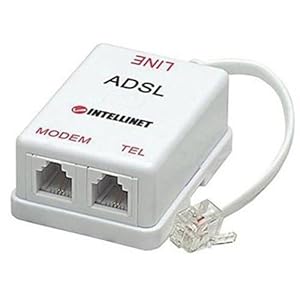 Intellinet ADSL Modem Splitter Adapter - POTS splitter: Amazon.co.uk ...