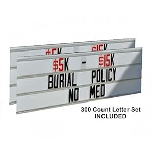Amazon.com : Changeable Letter Sign Face for OSA Portable Outdoor Signs ...
