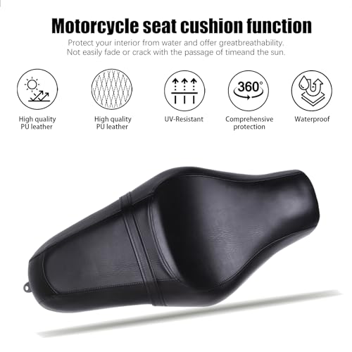 Motorcycle Driver Passenger Two Up Seat For Davidson Sportster 883 1200 ...
