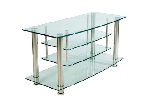 Amazon.com: Home Source Industries Modern TV Stand with Shelving for ...